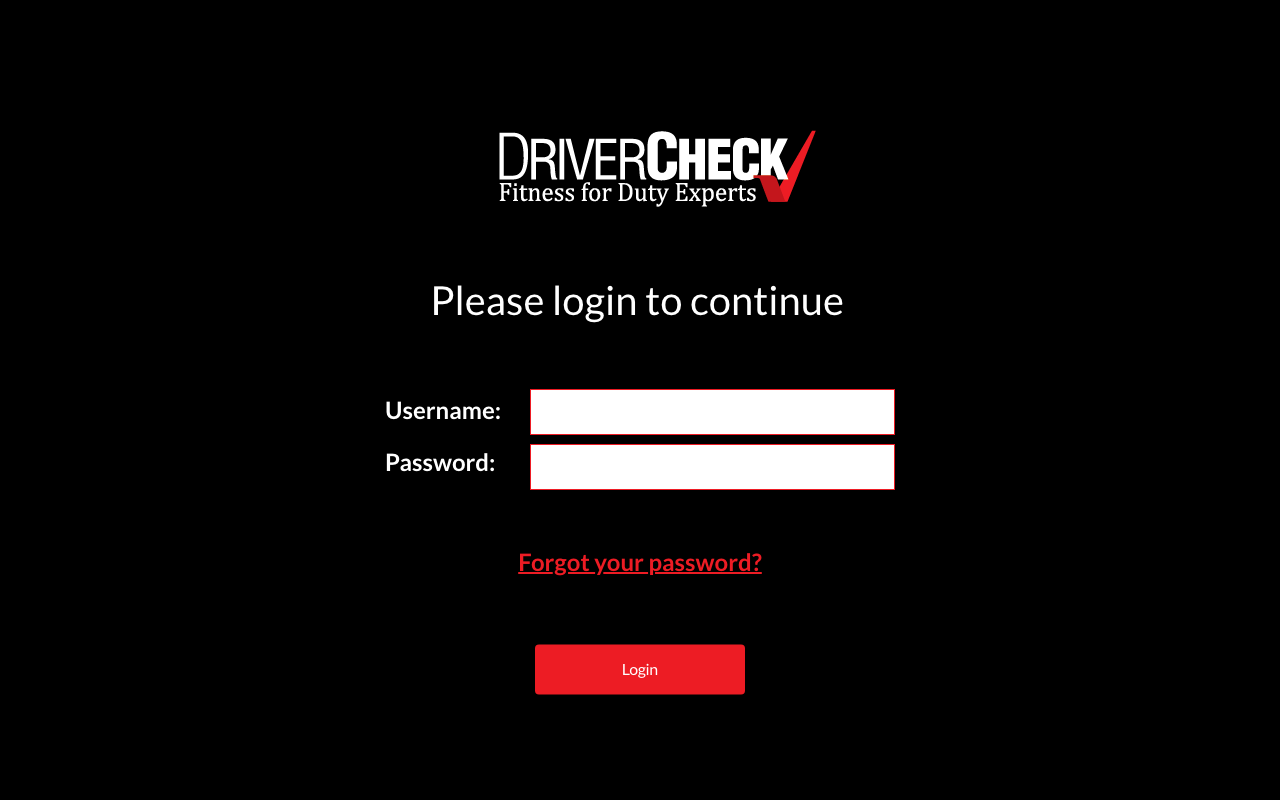 Drivercheck Client View App